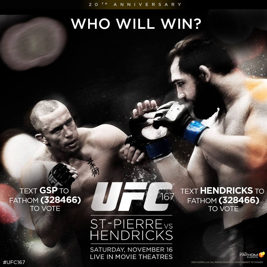 Ufc 167 Poster