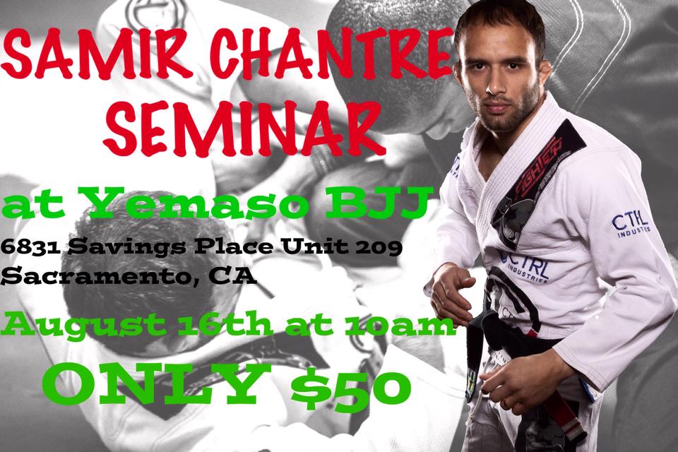 GMA Yemaso BJJ hosts Samir Chantre to teach on Saturday, August 16 ...